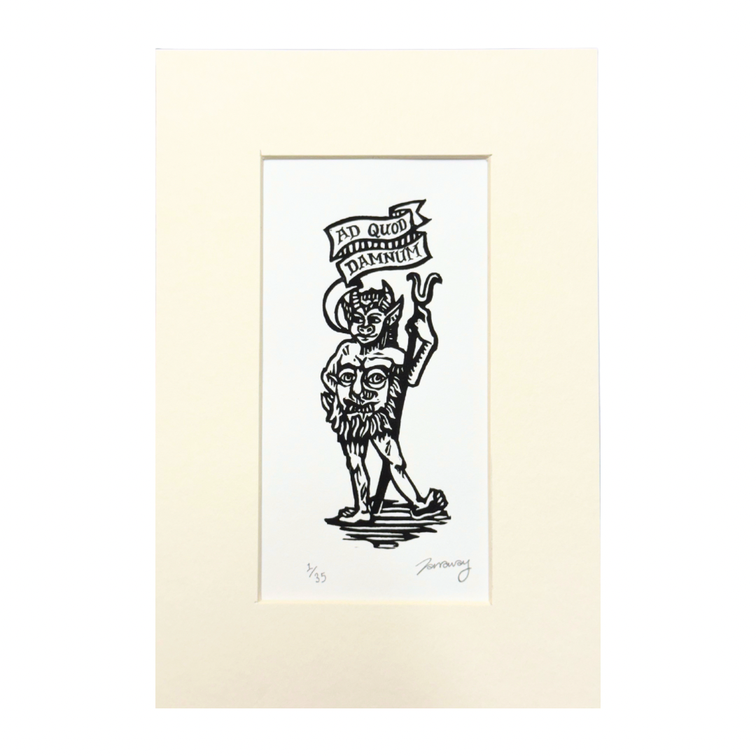 Tamsyn Swingler Original Linocut – Sailors Jail Gallery