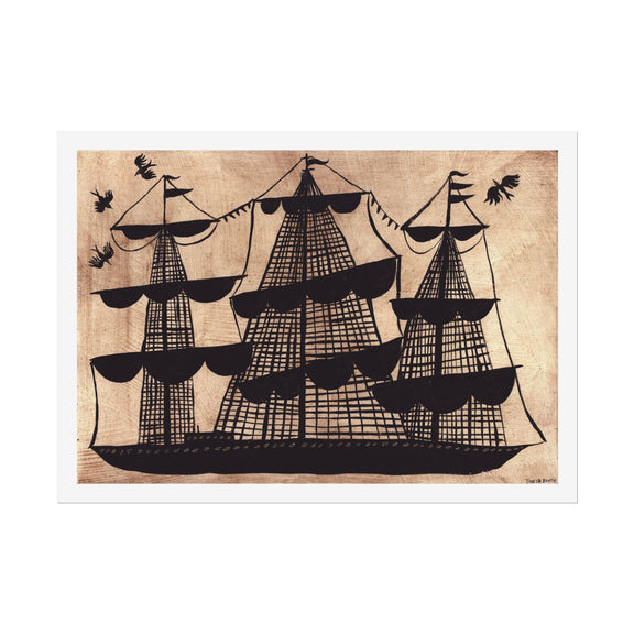Tabby Booth Fine Art Print of Painting • SHIP 2 – Sailors Jail Gallery